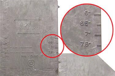 TapcoSlate Classic Measuring Guide | Tapco Roofing Products